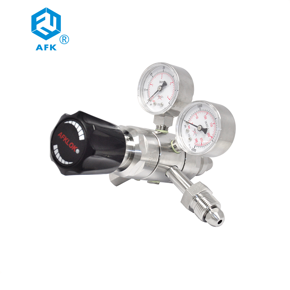 China High Pressure 316 Stainless Steel Cylinder Dual Stage Pressure ...