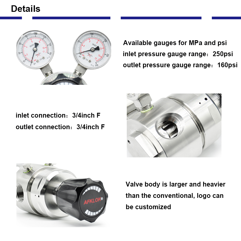 China AFK Stainless Steel Industrial Oxygen/Hydrogen/Nitrogen/Argon Gas ...